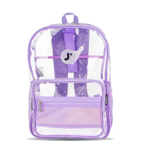 J WORLD Transparent Tpu Backpack - Digital Lavender