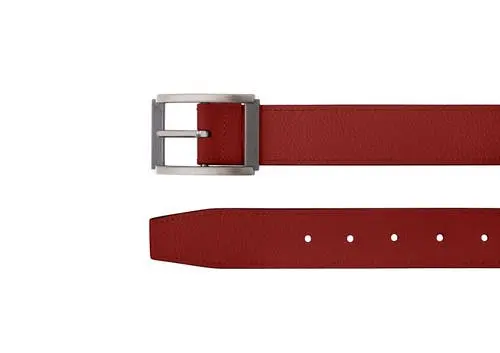 VAINCOURT PARIS Le Délicieux Reversible Leather Belt - Navy