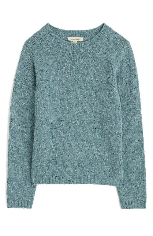 SEASALT CORNWALL Dawson Pick Merino Wool-blend Crewneck Sweater - Lichen