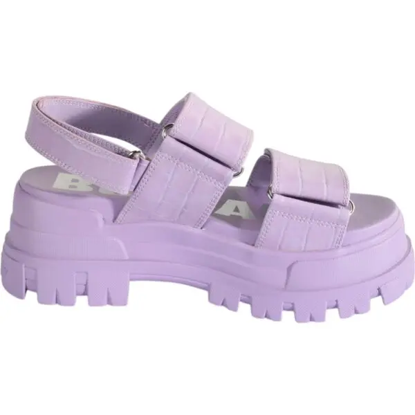 BUFFALO BOOTS Aspha Snd Platform Sandal - Croco Lavender