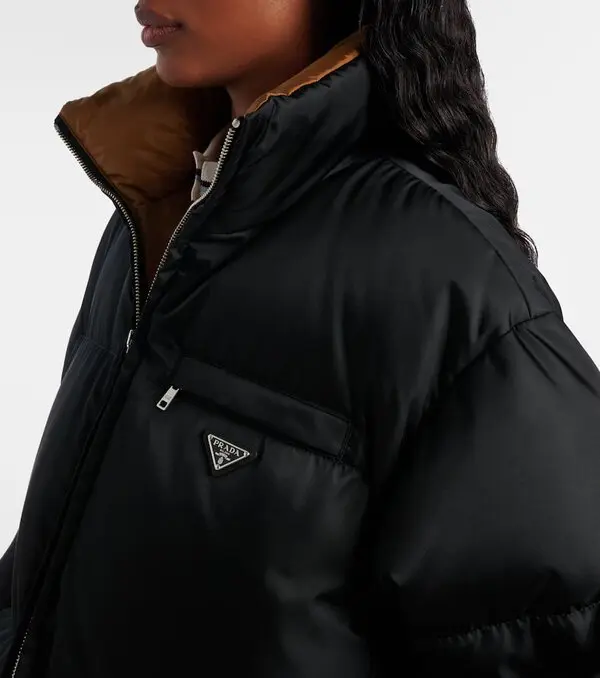 Prada Re-nylon Belted Down Jacket