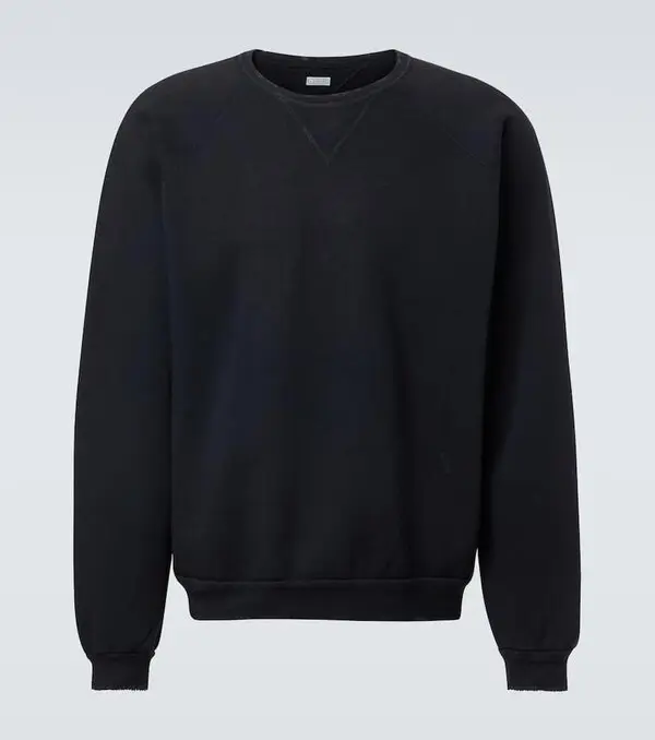 A.PRESSE Cotton Jersey Sweatshirt