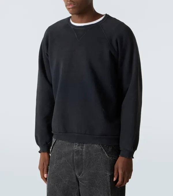 A.PRESSE Cotton Jersey Sweatshirt