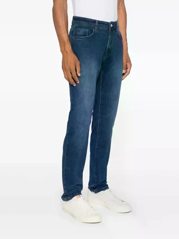 Boggi Milano Mid-rise Tapered Jeans