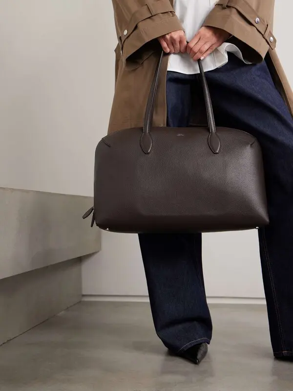 TOTEME Textured-leather Day Tote