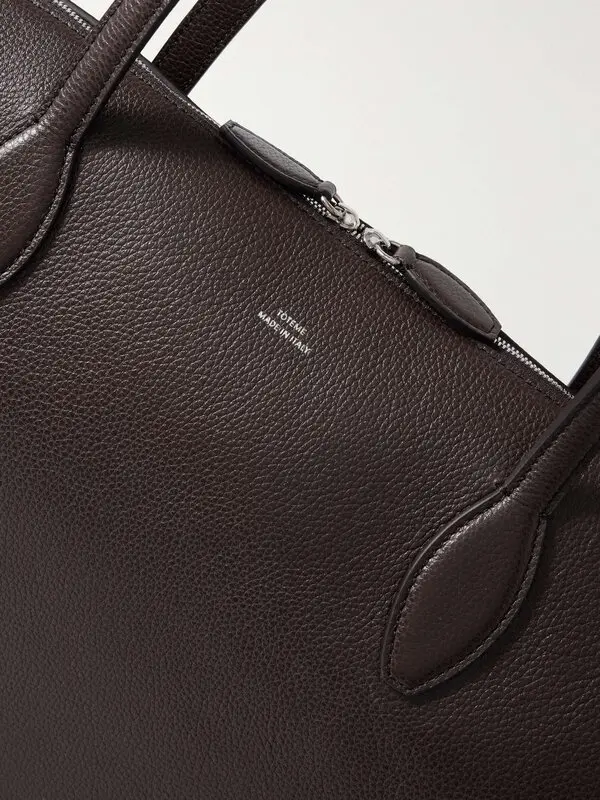 TOTEME Textured-leather Day Tote