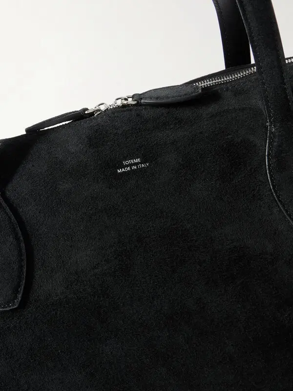 TOTEME Day Suede Tote - Black