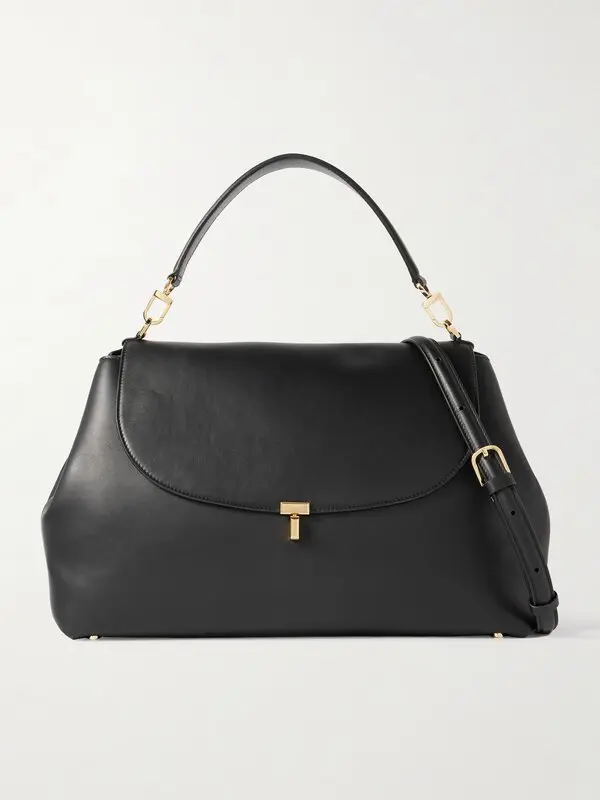 TOTÊME T-lock Large Leather Shoulder Bag