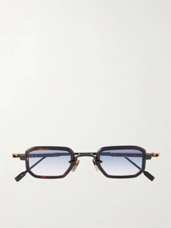 SATO Deneb-t Square-frame Sunglasses - Black