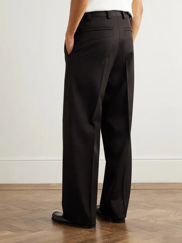 Zegna Straight-leg Wool-twill Trousers