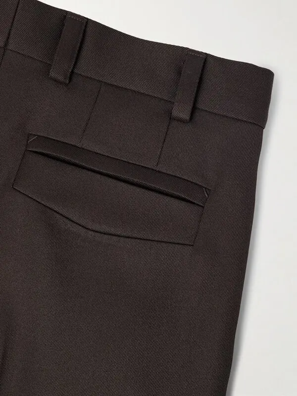 Zegna Straight-leg Wool-twill Trousers