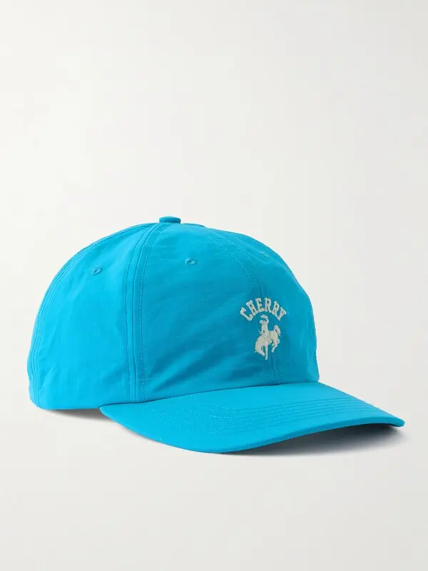 CHERRY LOS ANGELES Western Tennis Logo-embroidered Baseball Cap - Blue