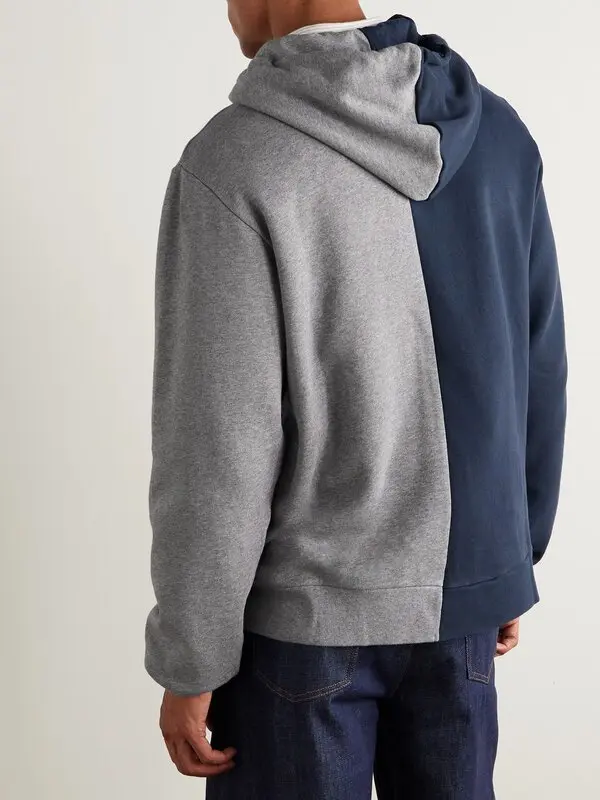 A.p.c. Marc Jacobs Printed Cotton-jersey Zip-up Hoodie