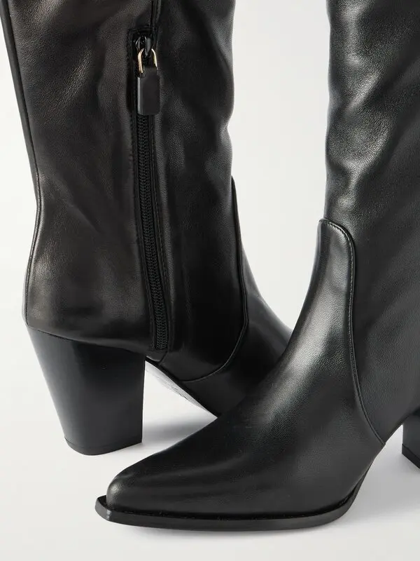 STUART WEITZMAN Jolene Leather Knee Boots