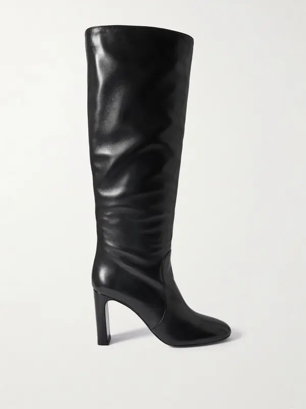 STUART WEITZMAN Babette Tubo Leather Knee Boots