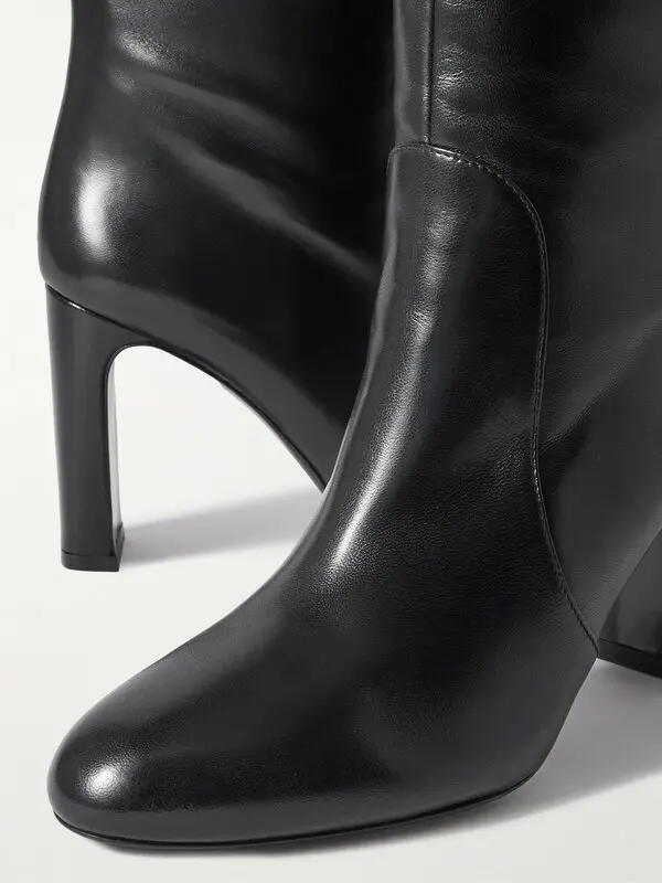 STUART WEITZMAN Babette Tubo Leather Knee Boots