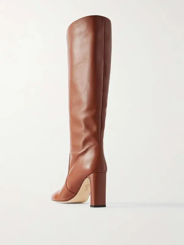 STUART WEITZMAN Babette Tubo Leather Knee Boots