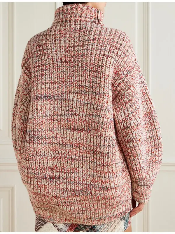 Missoni Ribbed Wool Turtleneck Sweater