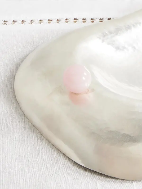 NATALIA CRIADO Ear Shaped Plate With Stone Accent