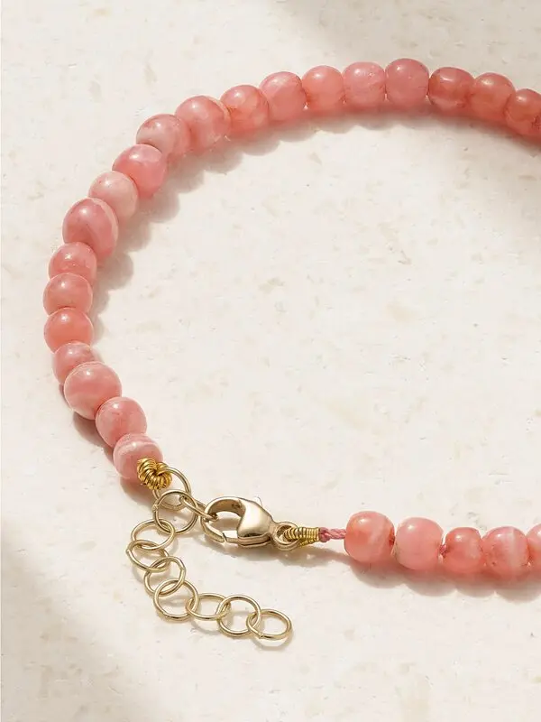 Jia Jia Gold Rhodochrosite Bracelet
