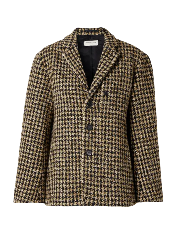 KALLMEYER James Houndstooth Tweed Blazer - Multi