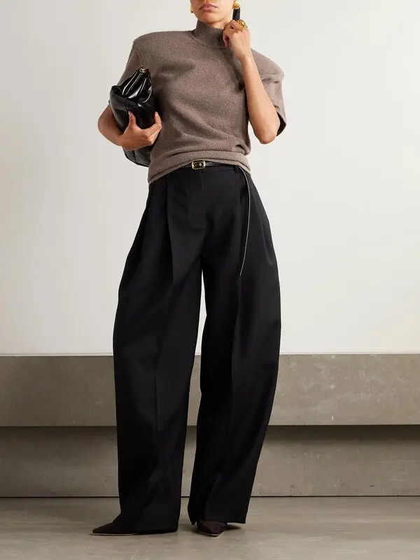 Jacquemus Wool And Cashmere-blend Turtleneck Sweater - Brown