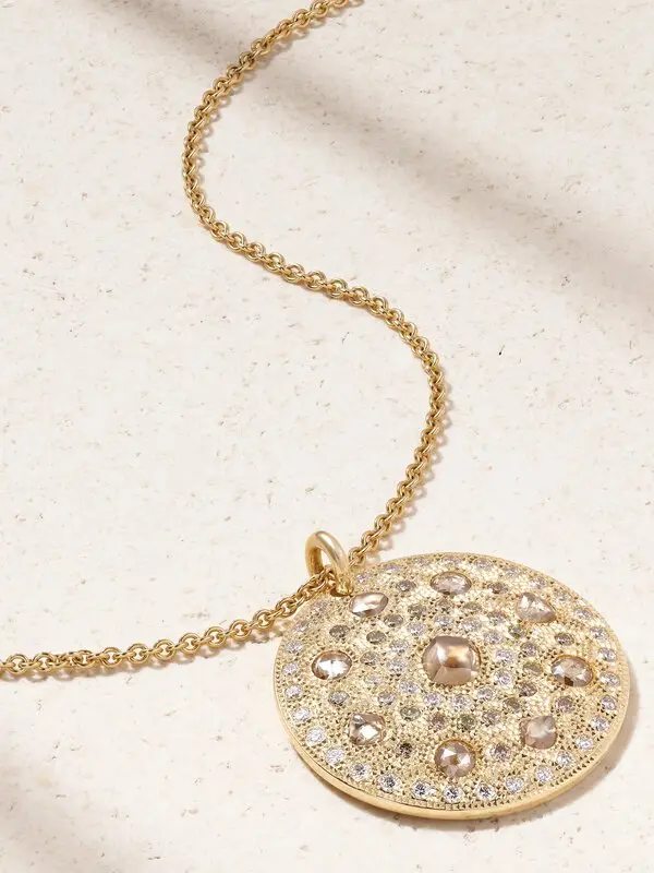 De Beers Talisman Diamond 18-karat Necklace - Gold