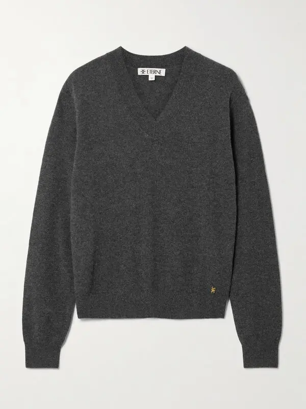 Eterne Lennox Cashmere Sweater - Gray