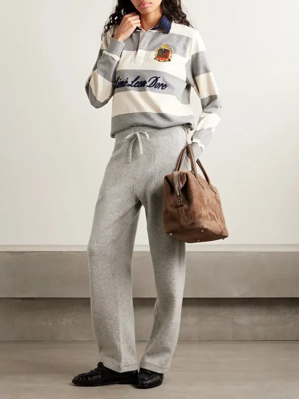 Aimé Leon Dore Cashmere-blend Jersey Track Pants
