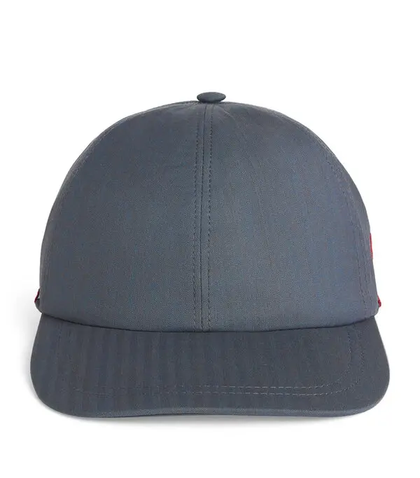 Isaia Wool-blend Baseball Cap - Grey