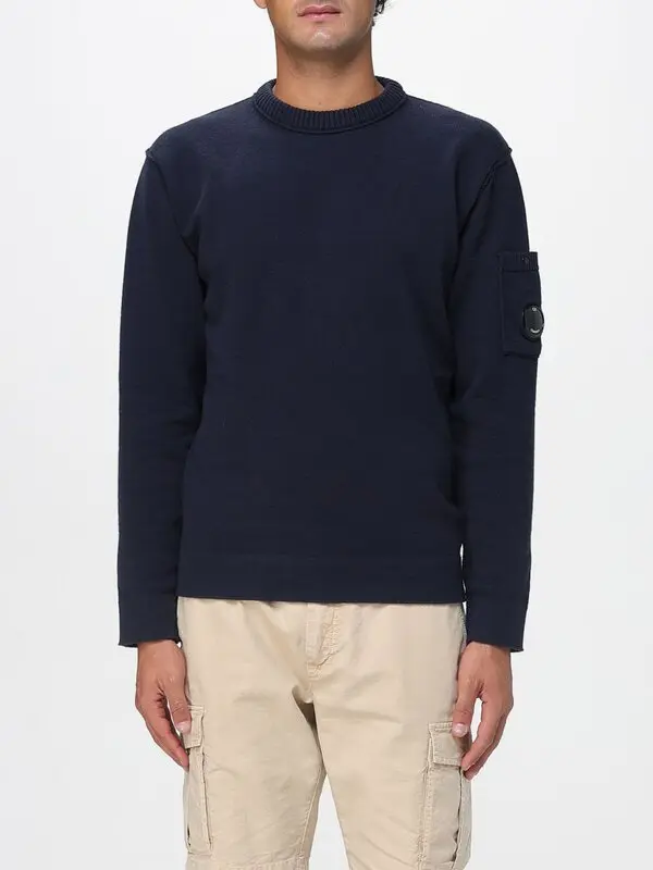 C.P. COMPANY Pullover Sweater - Blue