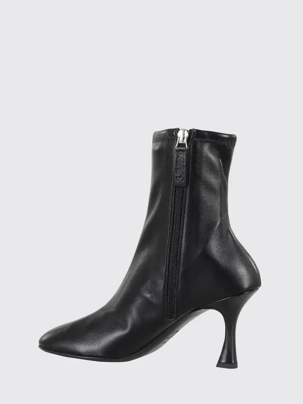 3JUIN Zip Up Ankle Boots - Black