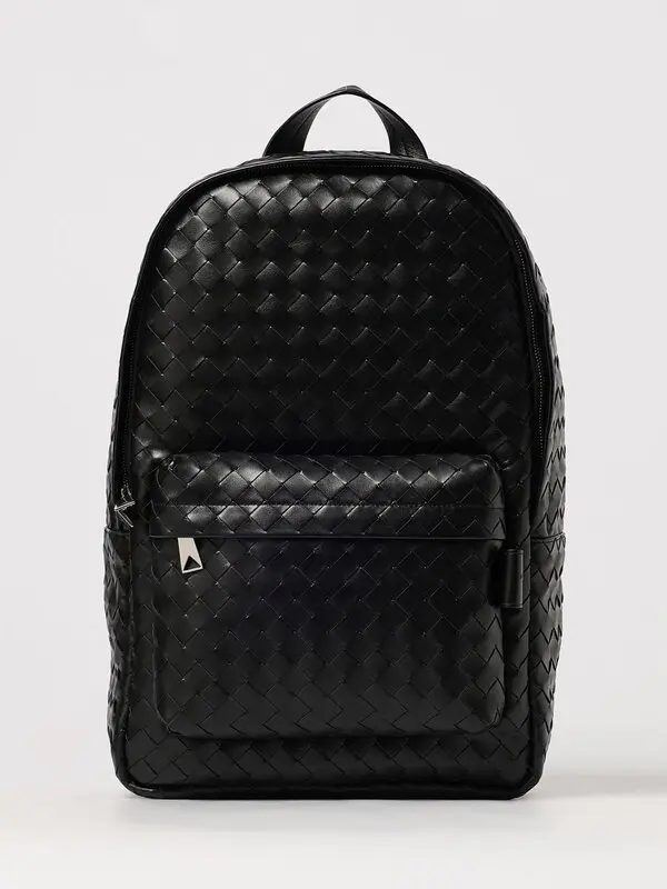 Bottega Veneta Woven Backpack - Black