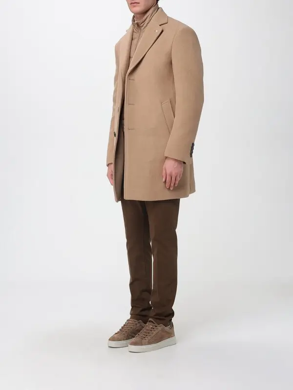 MANUEL RITZ Single Breasted Coat - Camel