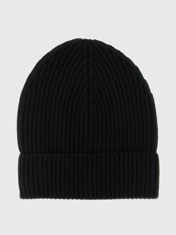 Dolce & Gabbana Ribbed Beanie - Black