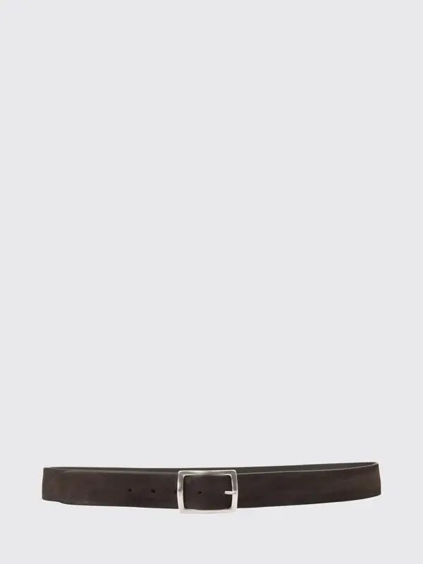 ORTIGNI Leather Belt - Brown