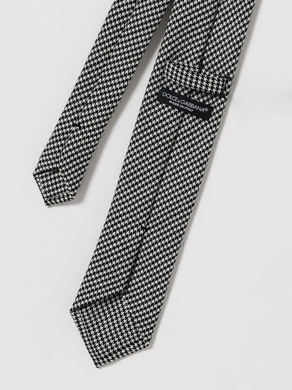 Dolce & Gabbana Houndstooth Neck Tie