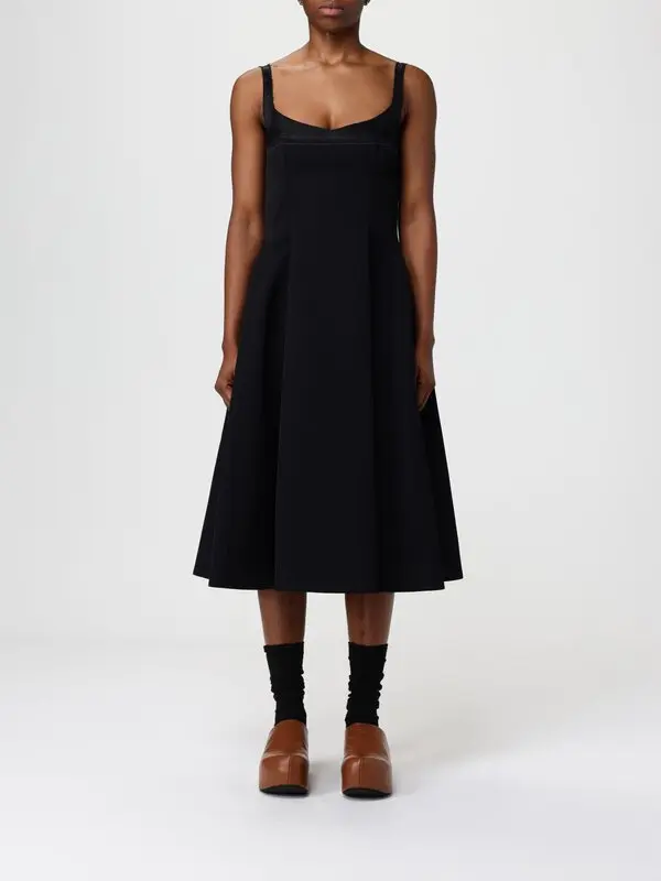 Marni Square Neck Dress - Black