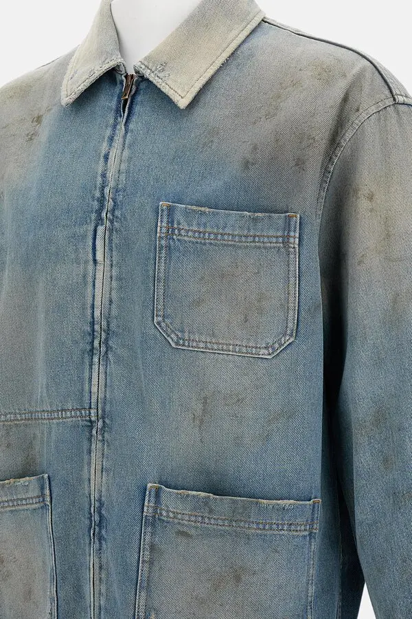 GOLDEN GOOSE Worn-effect Denim Jacket