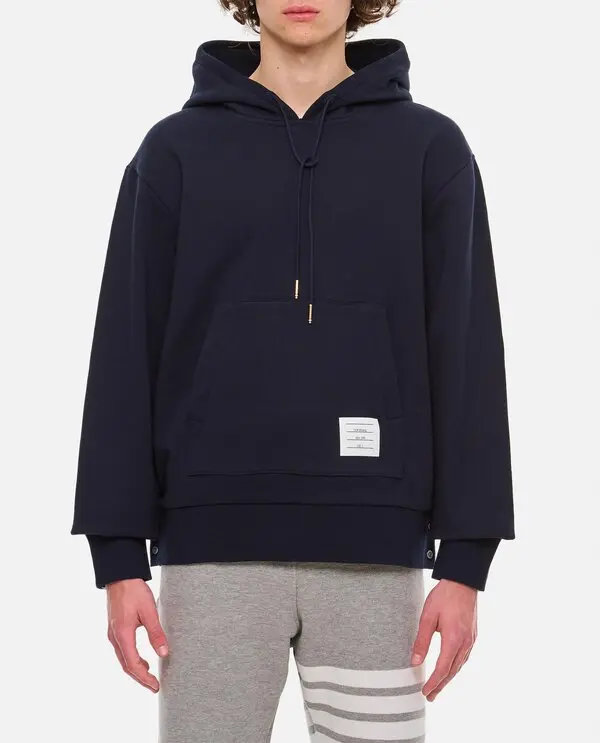 Thom Browne Hoodie With Adjustable Drawstring