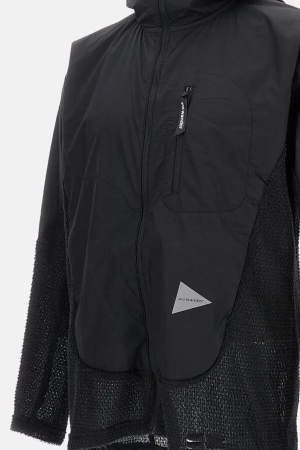 AND WANDER Alpha Direct Blazer - Nero