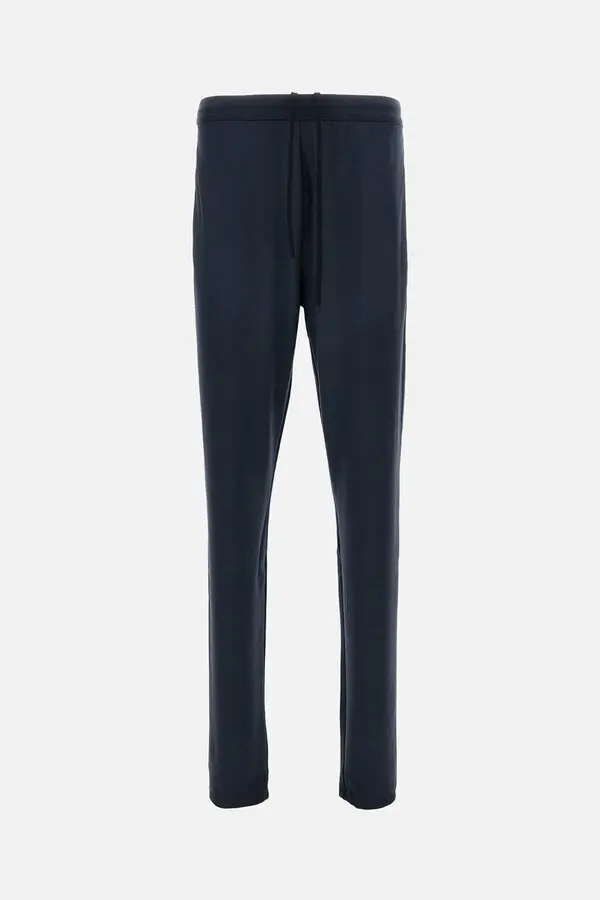 RIER Pantaloni Jogging In Lana - Nero