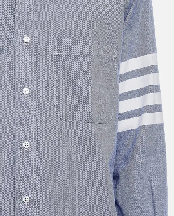 Thom Browne Classic Cotton Shirt With Stripes