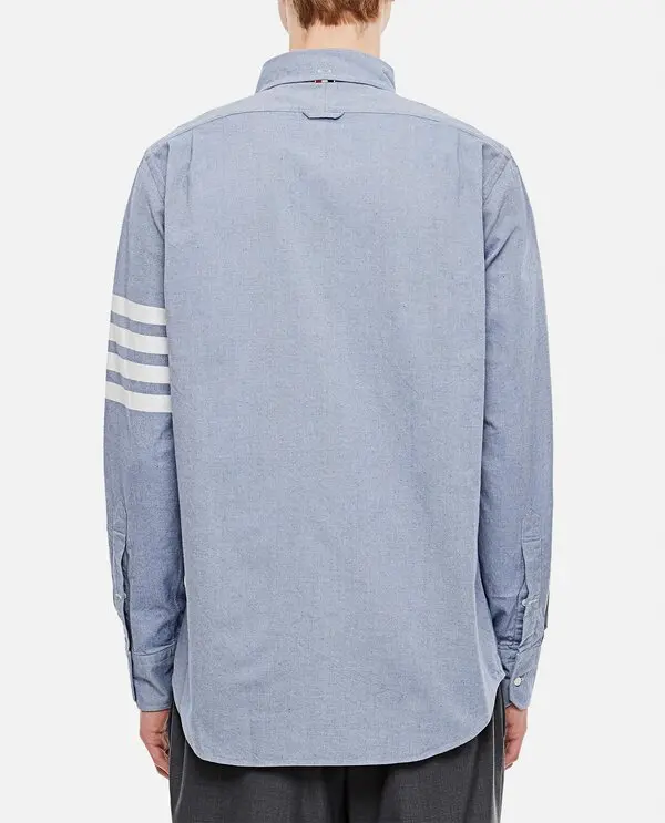 Thom Browne Classic Cotton Shirt With Stripes