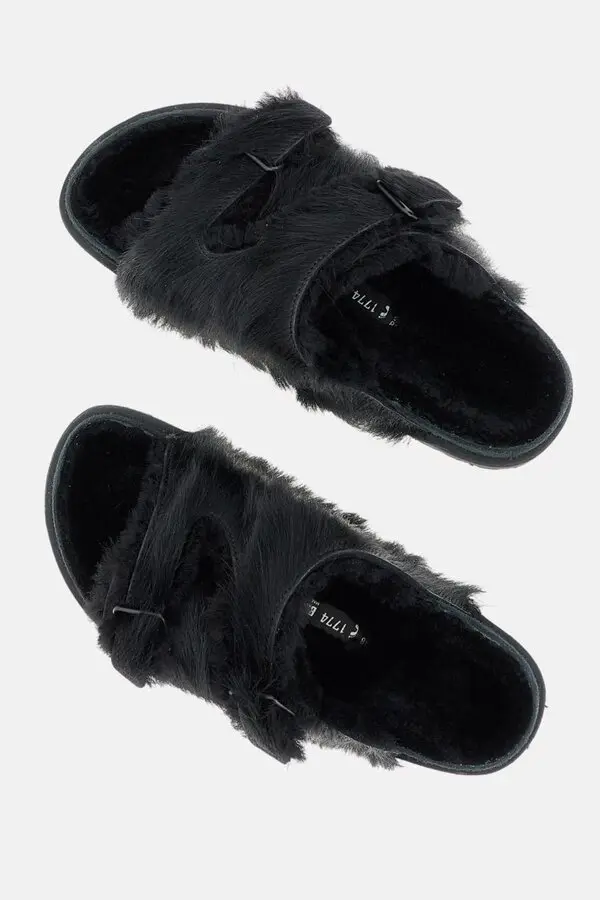 BIRKENSTOCK Becomes Berlin Zürich Pony Shearling 1774 - Nero