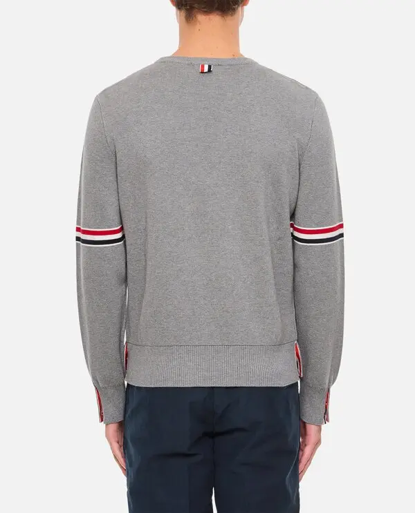 Thom Browne Milano Stitch Crewneck Sweater - Grigio