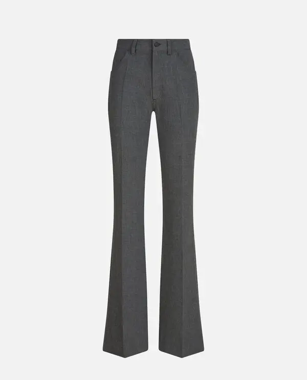 Attico Flared Trousers - Grigio