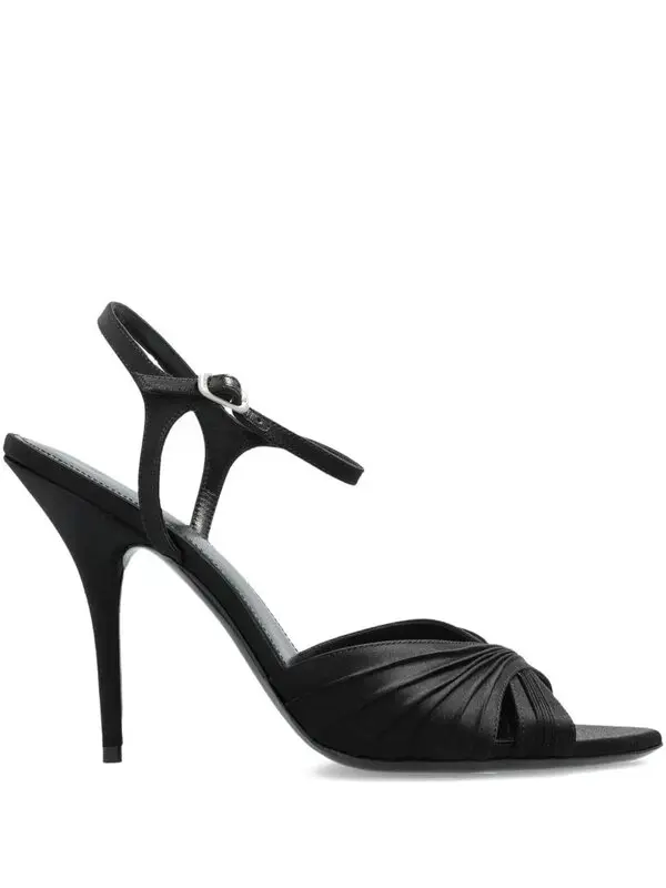 Balenciaga Plissé Dynas Heeled Sandals