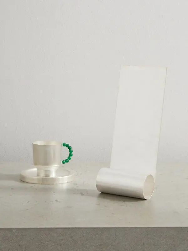 NATALIA CRIADO Plated And Lapis Lazuli Iphone Holder