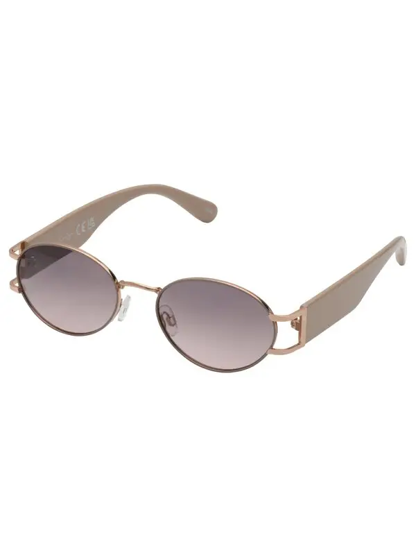 CIO Metal Oval Sunglasses - One-color